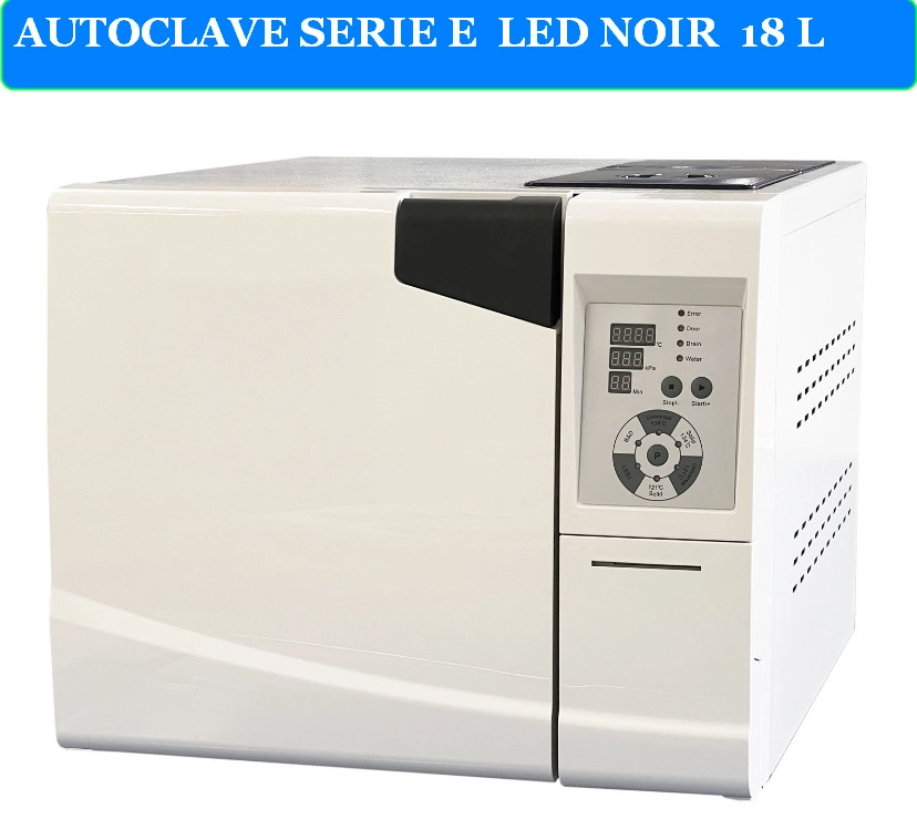 Autoclave Série E LED NOIR 18L